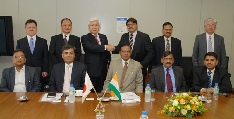 The Chairman of SAIL, Shri C.S. Verma and the President & CEO, Kobe ...