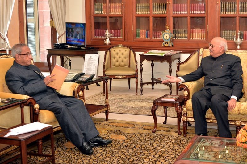 The Governor of Sikkim, Shri B.P. Singh meeting the President ...