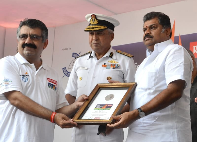 The Union Minister for Shipping, Shri G.K. Vasan being presented a ...