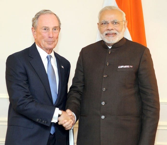The Prime Minister, Shri Narendra Modi meeting the former New York ...