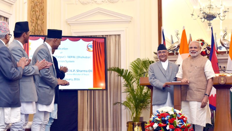The Prime Minister, Shri Narendra Modi and the Prime Minister of Nepal ...